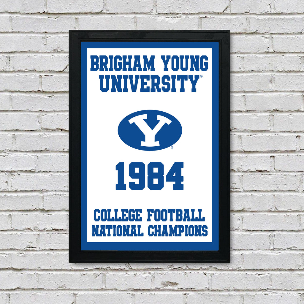 BYU Cougars Poster Art Prints — Shafer Print Shop