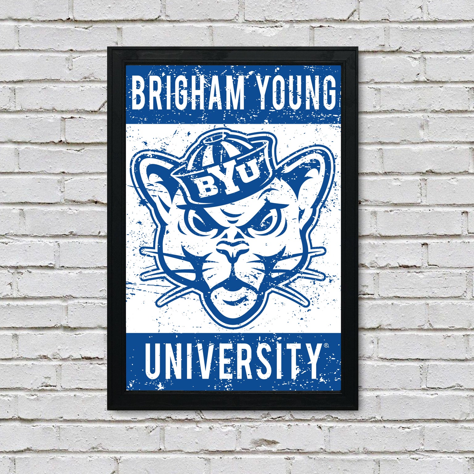 BYU Cougars Poster Art Prints — Shafer Print Shop