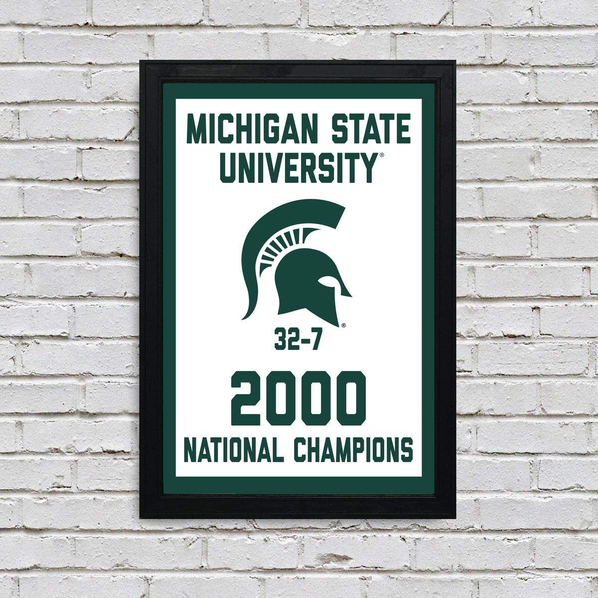 Limited Edition Michigan State 2000 National Championship Poster ...