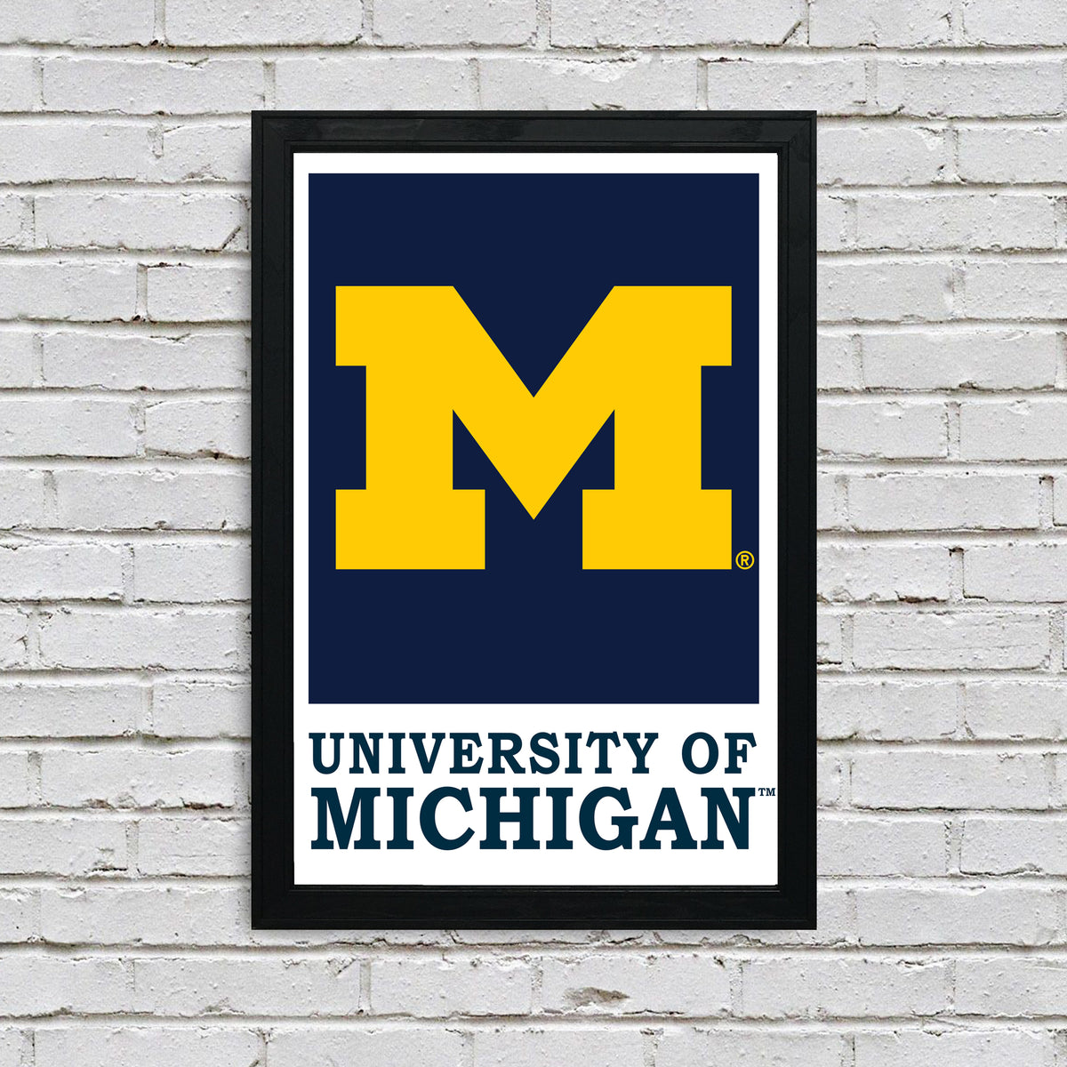 Limited Edition University of Michigan Poster Art Print — Shafer Print Shop