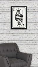 Limited Edition King of Spades Poster Art - Poker Room Decor - 13x19 ...