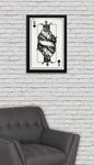 Limited Edition King of Spades Poster Art - Poker Room Decor - 13x19 ...