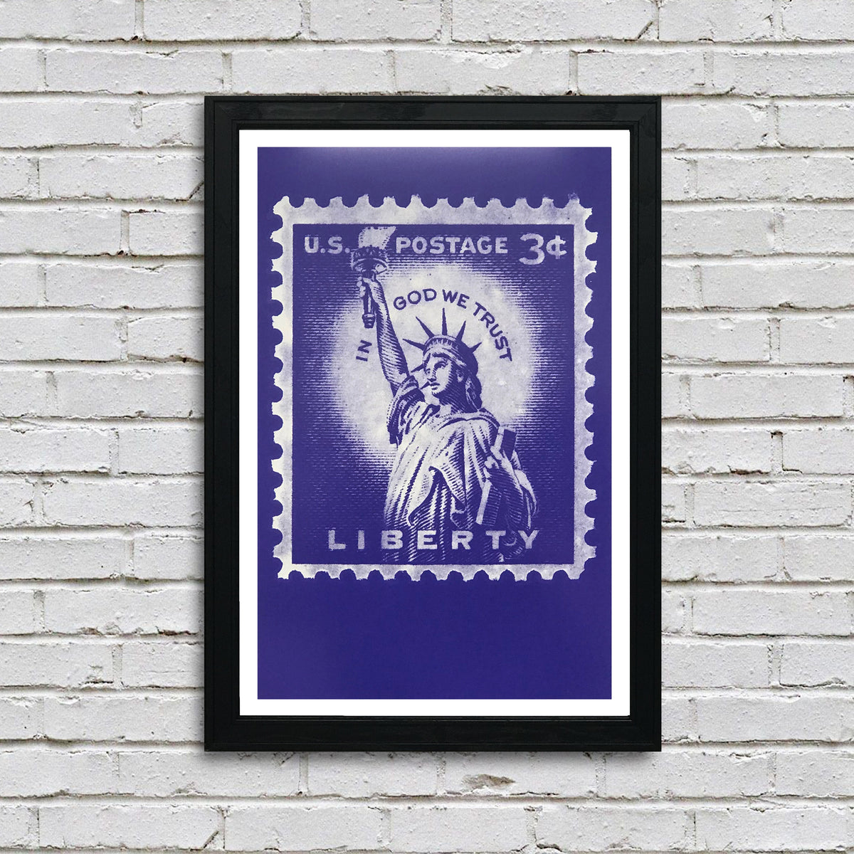blue stamp posters